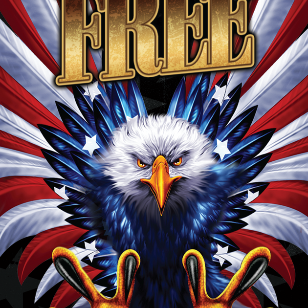 Born Free Eagle Banner – Lethal Threat