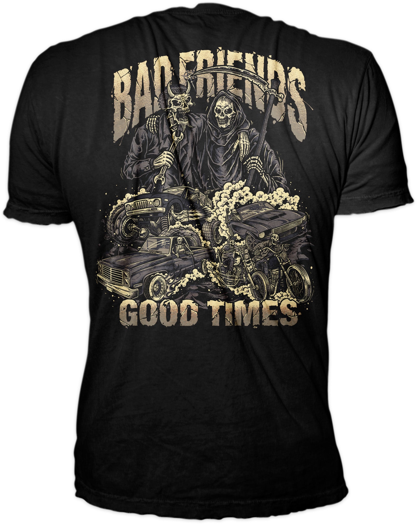 Bad Friends Black Tee – Lethal Threat