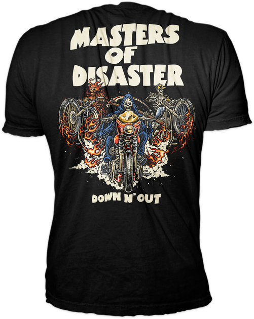 Master of Disaster Black Tee – Lethal Threat