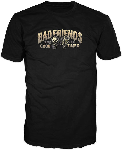 Bad Friends Black Tee – Lethal Threat