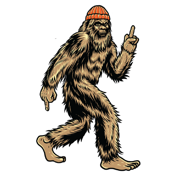 Sasquatch Mini Decal/Sticker – Lethal Threat