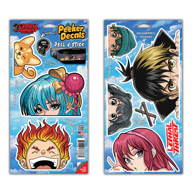 Anime Peeker Series Holographic Sticker Bomb Pack – Lethal Threat