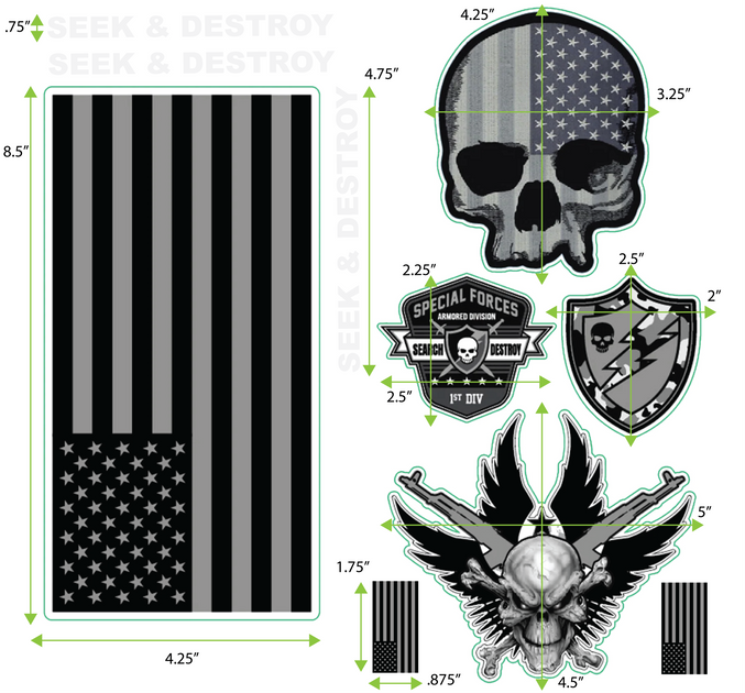 USA Stealth Decal Series – Lethal Threat