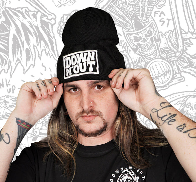 Psyche Logo Black Beanie – Lethal Threat