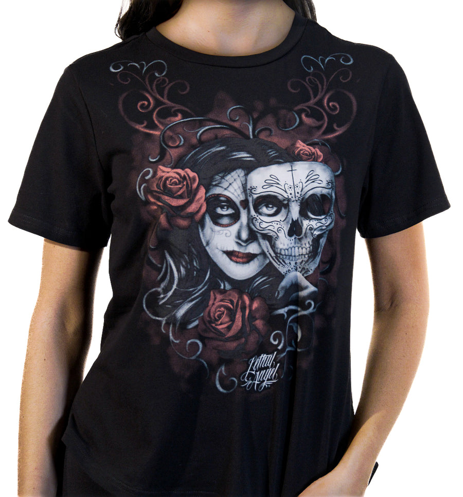Women's Biker T-Shirts - Lethal Angel – Lethal Threat