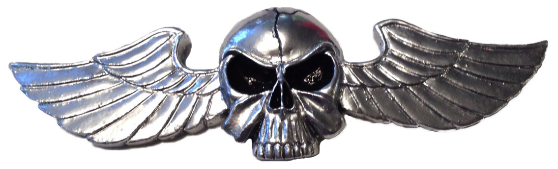 Racing Skull Peel n Stick ABS Emblem – Lethal Threat