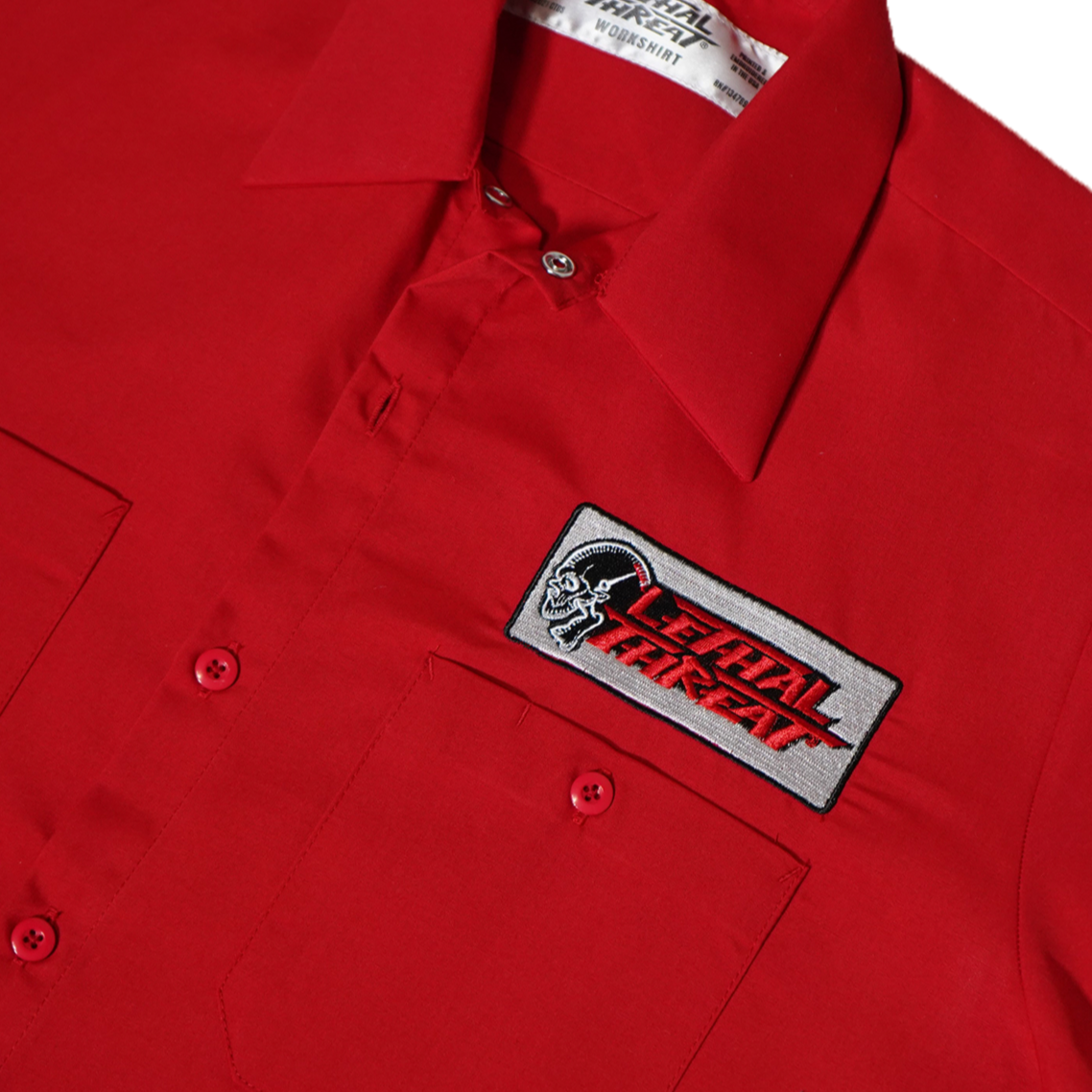 Red Work Shirt / Shop Shirt – Lethal Threat