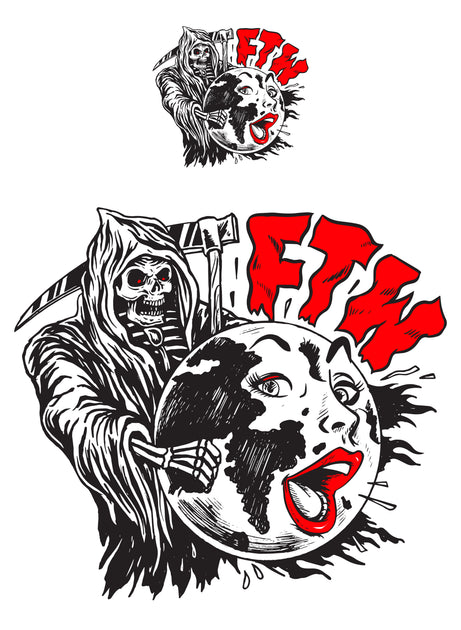 FTW Reaper Mini Decal/Sticker – Lethal Threat