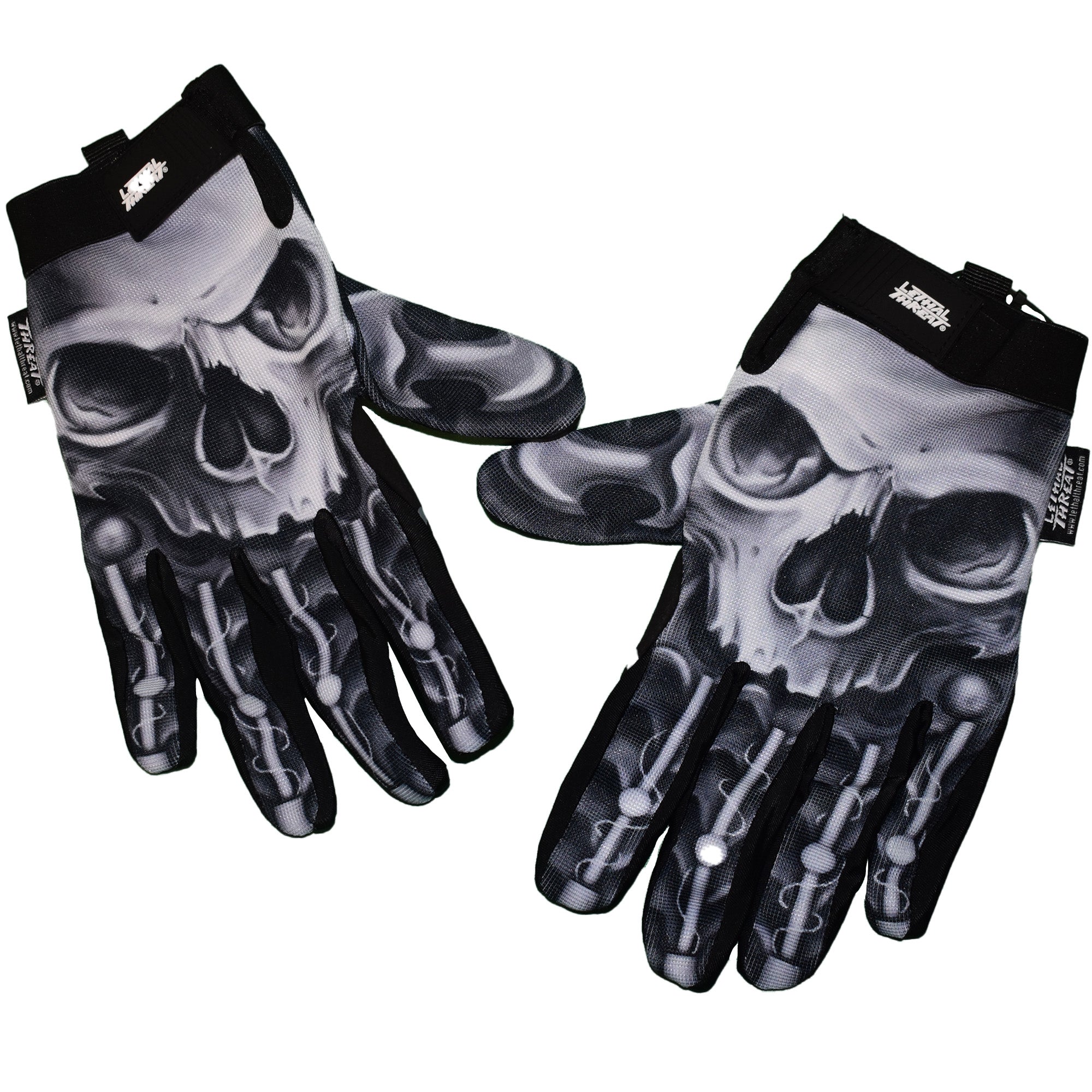 Men's Biomechanical Skull Gloves - New Version – Lethal Threat