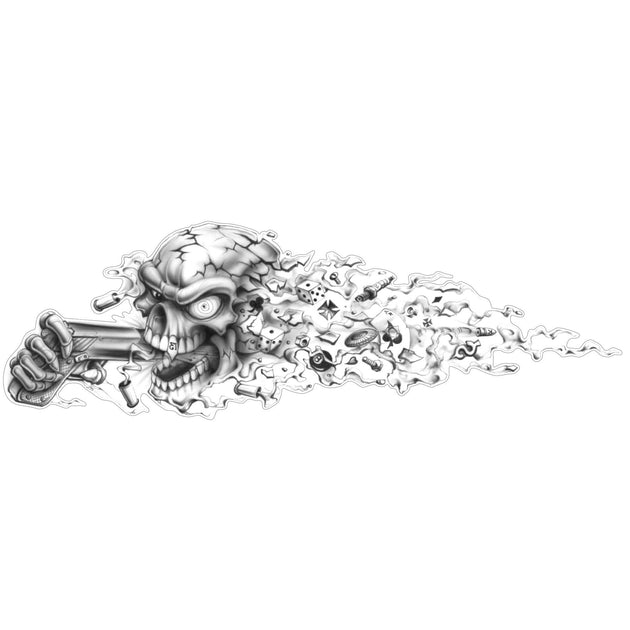 Shoot to Kill Skull Left Decal – Lethal Threat
