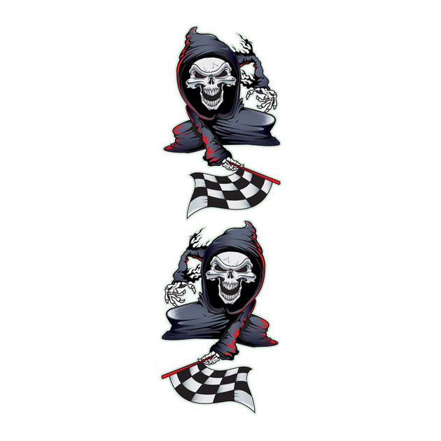 Race Flag Reaper Decal – Lethal Threat