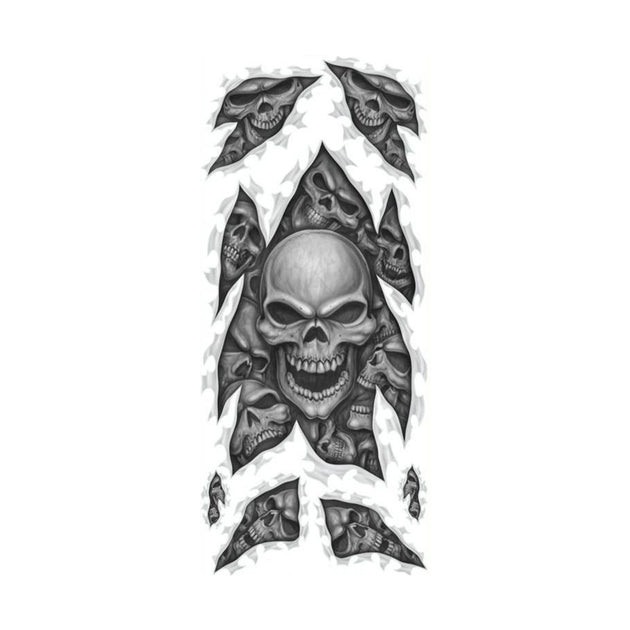 Skull Set Center Large Decal – Lethal Threat