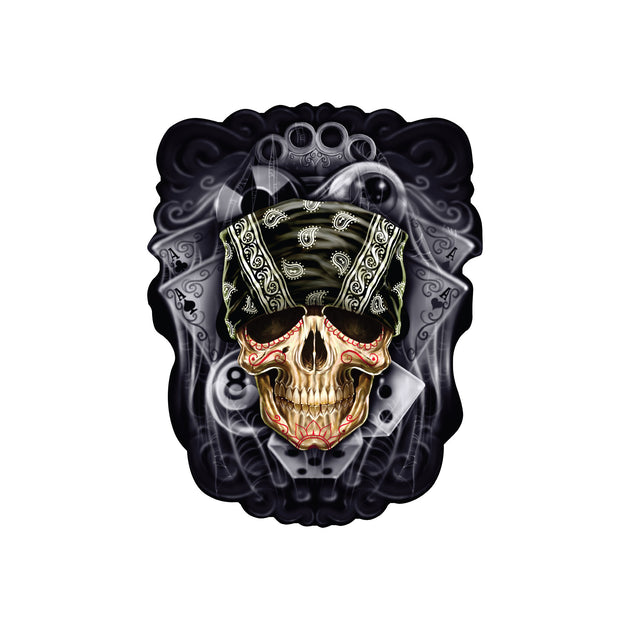 Skull Bandana - Mini Decal – Lethal Threat