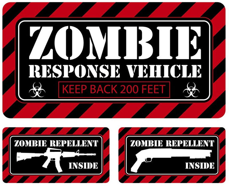 Zombie Response Vehicle Decal – Lethal Threat