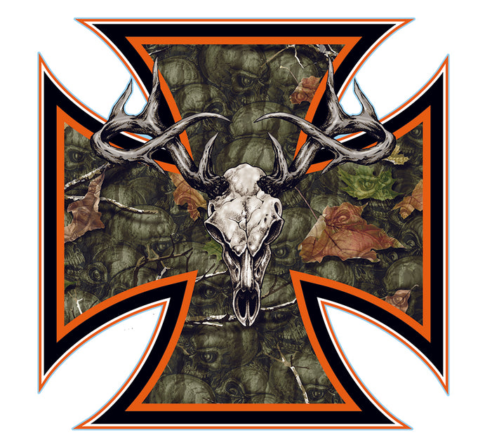 Deer Skull Hunter Cross – Lethal Threat