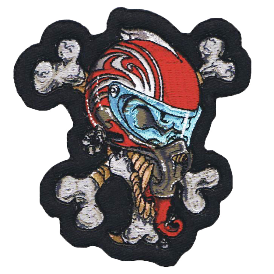 Helmet Skull Mini Patch – Lethal Threat