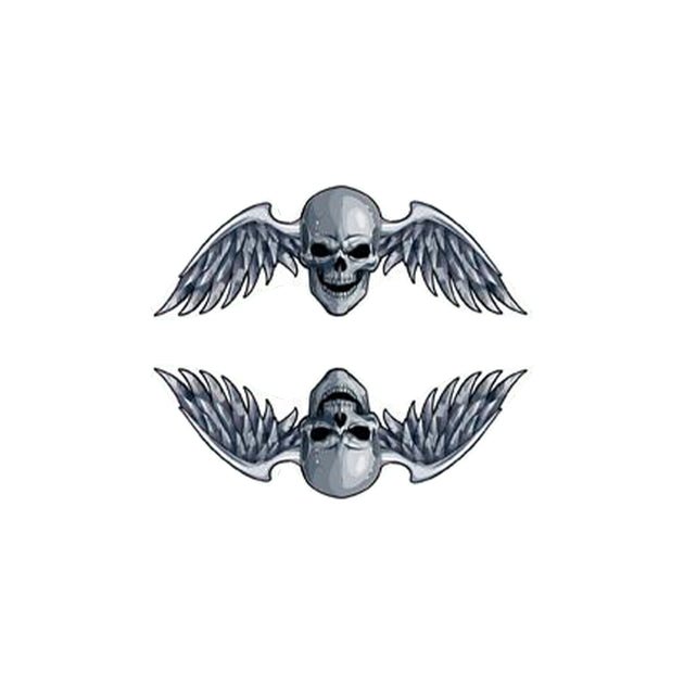 Winged Skull Mini Decal/Sticker – Lethal Threat
