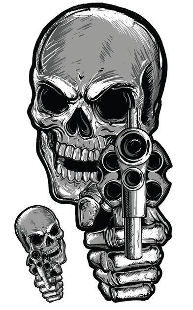Sugar Skull Decal Series - Skull Decals – Lethal Threat